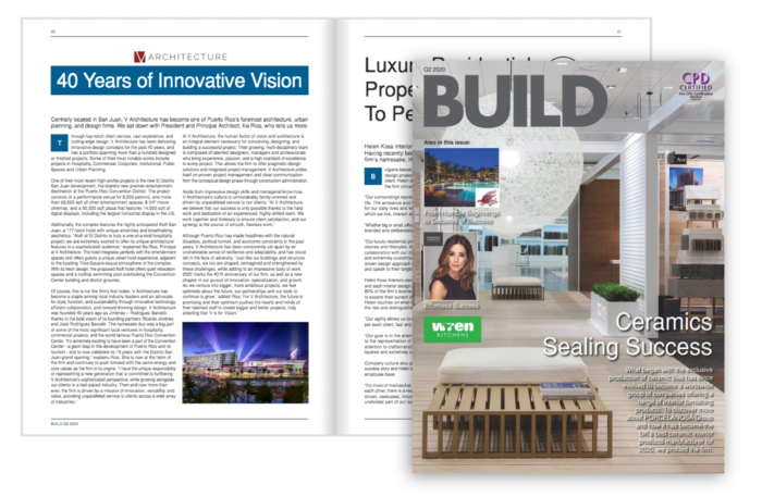 V Architecture is Recognized in BUILD Magazine - V Architecture