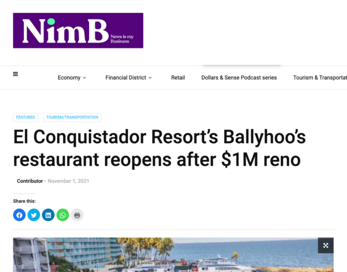 In the News: El Conquistador Reopens Ballyhoo Restaurant on the Marina ...