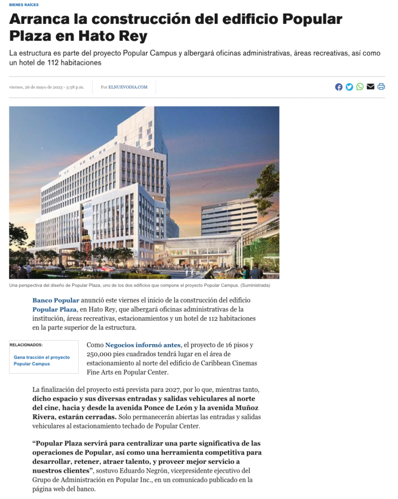 Popular Campus Breaks Ground! - V Architecture